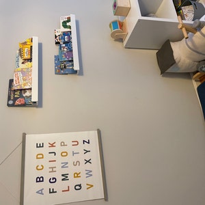 ABC Sign Alphabet Canvas Fabric Wall Hanging Kids Room Decor Playroom ...