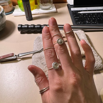 Beginner Sterling Silver and Gold Filled Rings Soldering Kit With ...