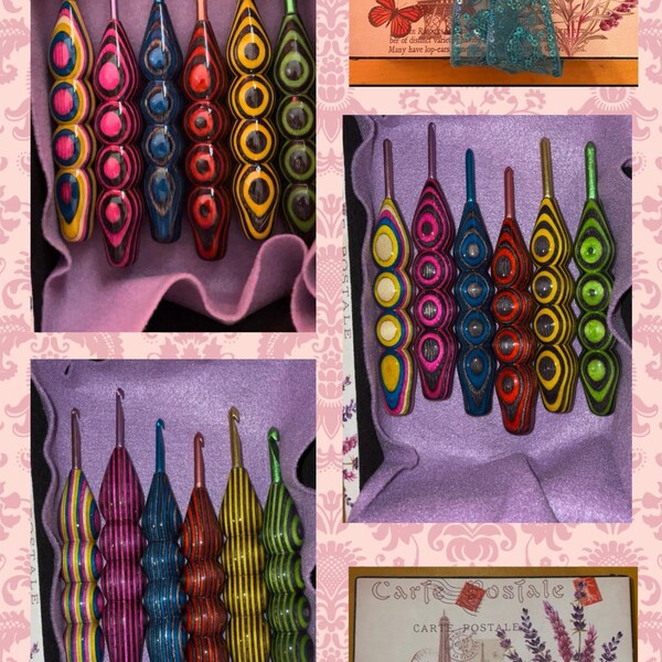 Aluminum Hook 2 6.50 Mm Handmade Too Shay Crochet Hook Handle With ...