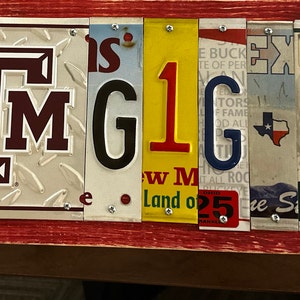 SHSU KATS Sam Houston State License Plate Sign Tailgate - Etsy