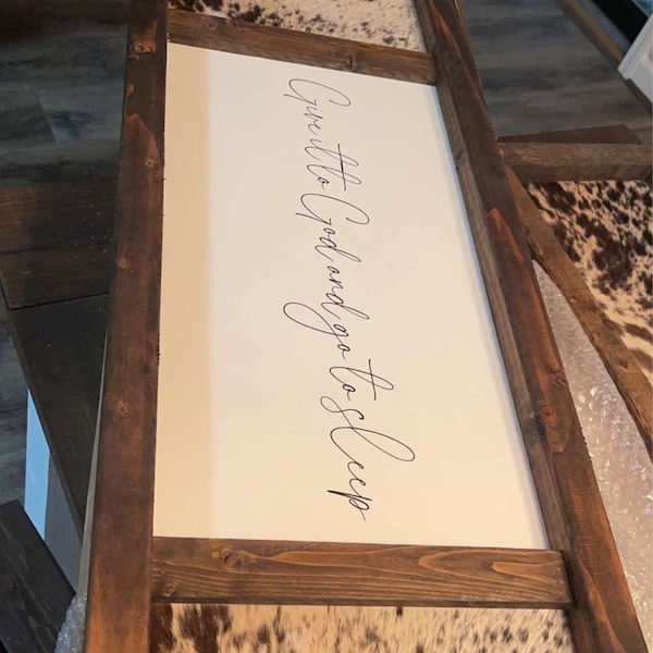 Customizable Genuine Cowhide Sign/western Sign/ Handmade Sign / Rustic ...