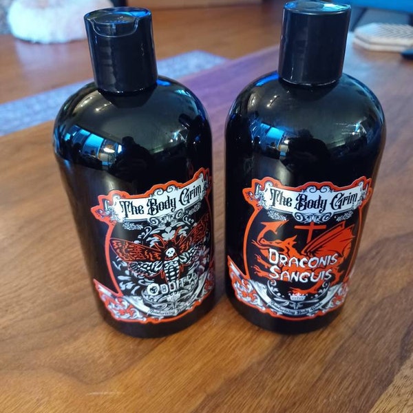 Monster Body Wash | 16 Oz Gothic Body Wash for Men | Mahogany, Teak ...