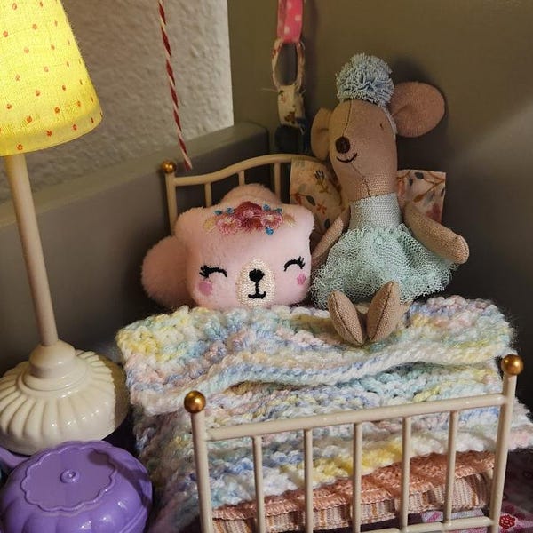 Sleeping Bags for Small Mice, Travel Bed for Maileg Mouse and Other ...