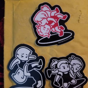 BJJ Jiu Jitsu Girls Fist Bump Patch Black Blue Pink - Etsy