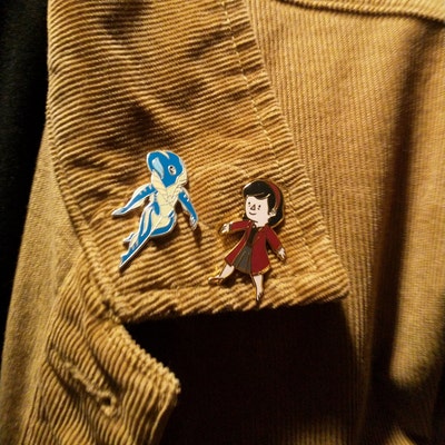 Shape of Water Hard Enamel Pins - Etsy