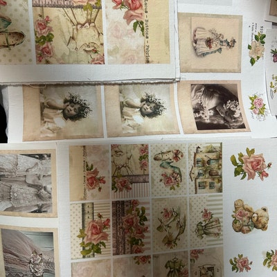 Kit 1 Printed for You Tracing Paper Pack for Your Junk Journals ...