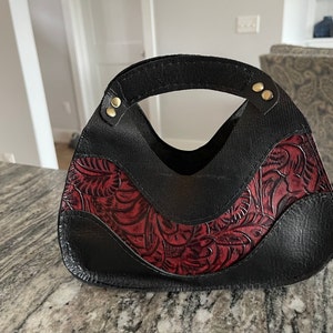 Small Handbag Leather Pattern PDF Evening Purse Digital Template - Etsy