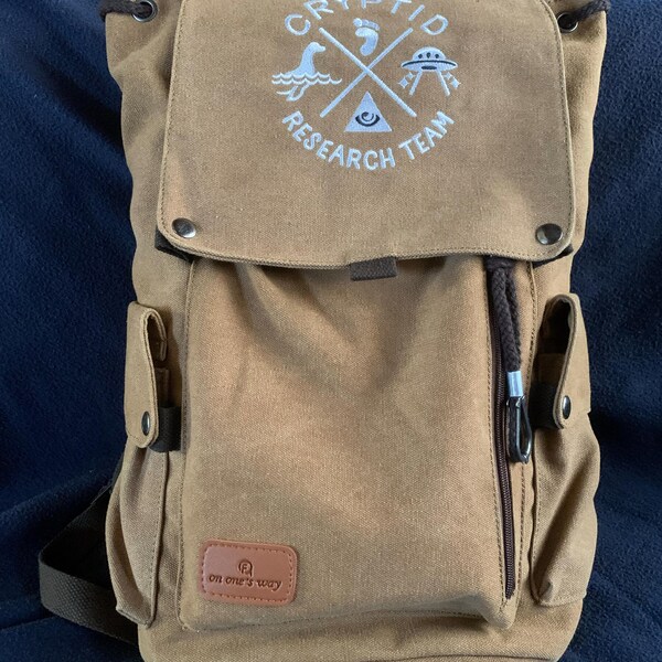 Cryptid Research Team Backpack Tan - Etsy