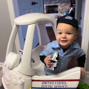 Mailman Costume Boy Costume Pretend 3pcs Children Cosplay - Etsy