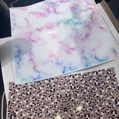 Bright Ombre Pattern Vinyl Gradient Print HTV Pink Purple - Etsy