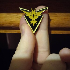 Pokemon Go Pin Team Instinct Lapel Pin Hat Pin Bag Pin - Etsy
