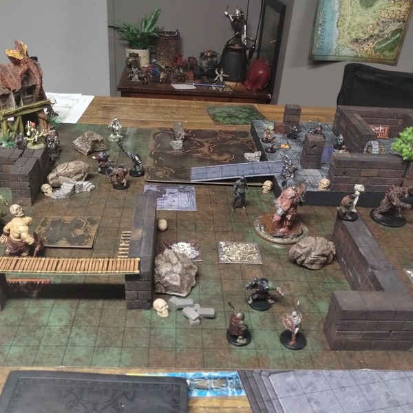 Complete Dungeon Set With Modular Walls B-001 - Etsy