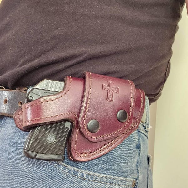 Ruger LCP-LCP II and Lcp Max Cross Draw Holster With or Without Laser ...