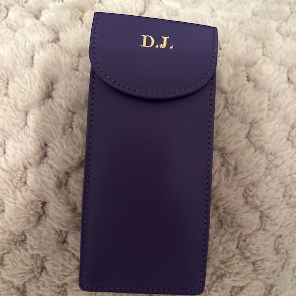 Signal Blocking Faraday Key Pouch Custom Leather RFID Car Key Fob Case ...