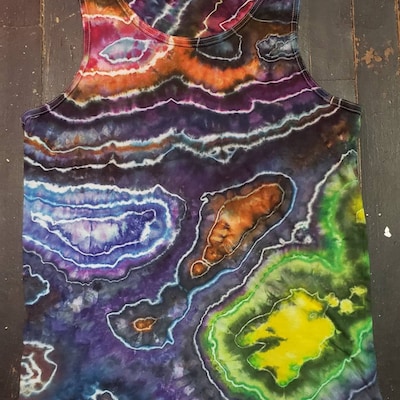 Mandala Geode Tie Dye Custom Made-to-order Tee Shirt - Etsy