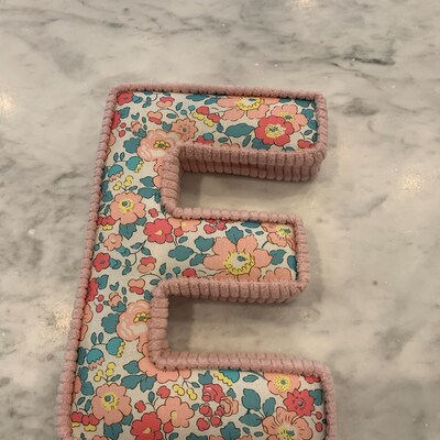 Liberty London Corduroy Fabric Letters - Etsy