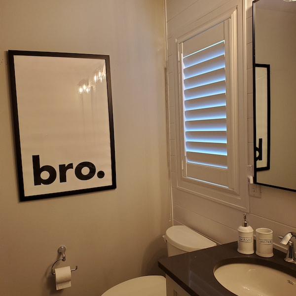 Bro. Mailed Poster Print, Boys Bedroom Decor, Nursery Art, Little ...
