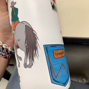 Lone Rider Waterproof Sticker | Etsy