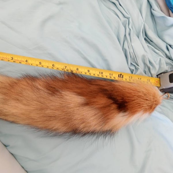 Tanuki Tail Keychain - Etsy