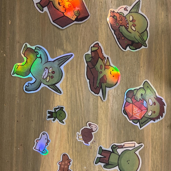 RAT Stickers Waterproof Holographic Stickers, Rat Sticker, Derpy ...