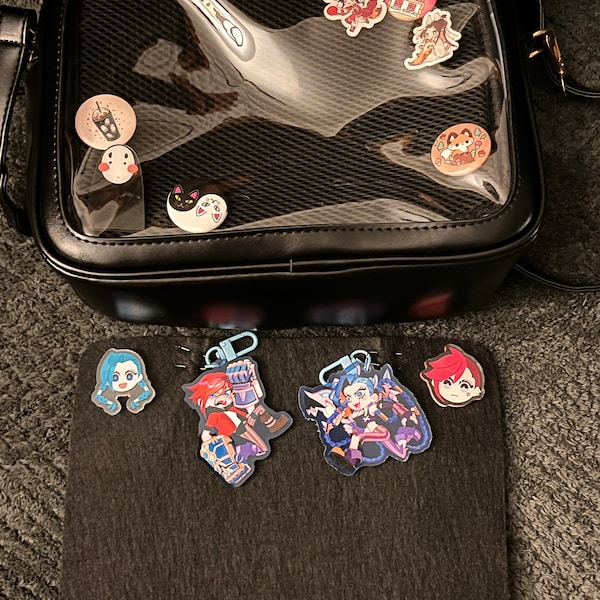 Ita Crossbody Bag, Pin Display Bag, Itabag, Window Bag, Pin Purse. - Etsy