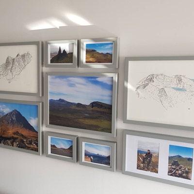 Ben Nevis Line Illustration Showing the North Face and Carn - Etsy