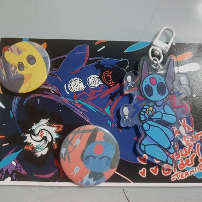 Rain World Acrylic Charms set 1 /// Looks to the Moon, Five Pebbles ...