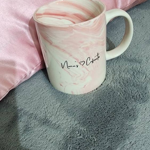 Personalized Marble Mugs - Custom Coffee Mugs, 11oz Custom Mug ...