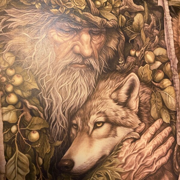 Forest Fantasy Creatures Journal Paper Printable 16 Sheets Wood Elven ...