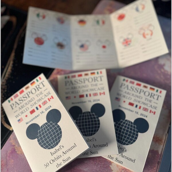 PRINTABLE PDF - Drinking and Eating Around the World Showcase Passport ...