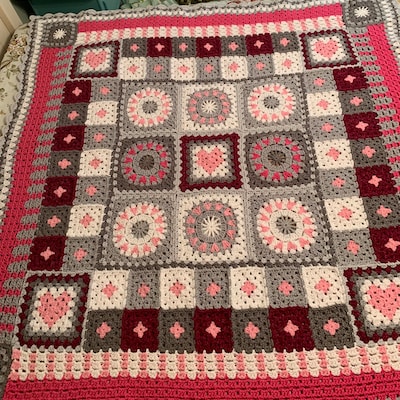 May Blossom Blanket Crochet Pattern - Etsy