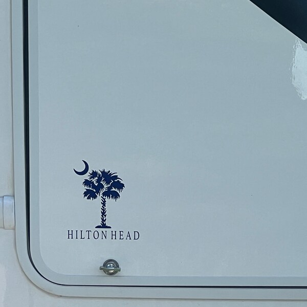 Lowcountry Palmetto Tree Vinyl Decal South Carolina Sticker Hilton Head ...