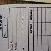 4 X A6 Personalised Duplicate Invoice Books / Invoice Pads Full Colour ...