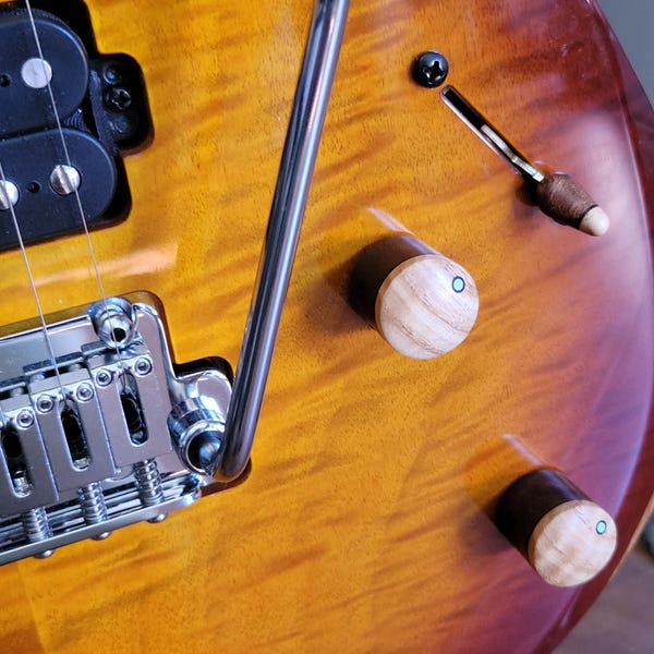 MOP Dolphin in Rosewood Guitar Knob - Etsy