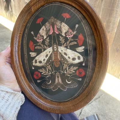 Round Frame, Modern Round Frame, Wooden Frame, Photo Frame - Etsy