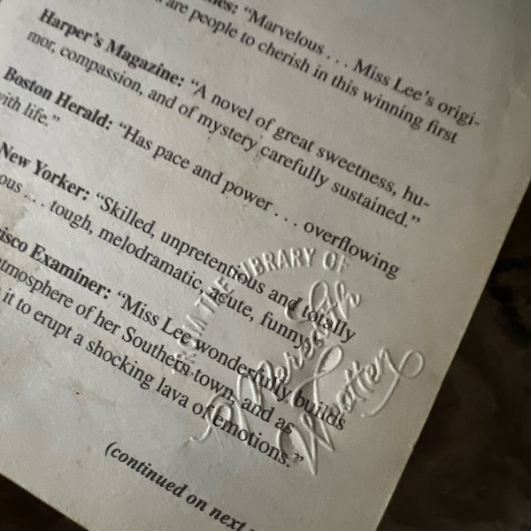 Custom Library Embosser, Personalized Embosser, Embossing Seal, Library ...