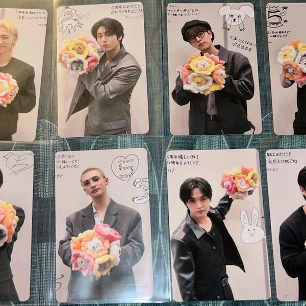 Stray Kids SKZ Japan Debut Photocards 2 Versions -preorder - Etsy
