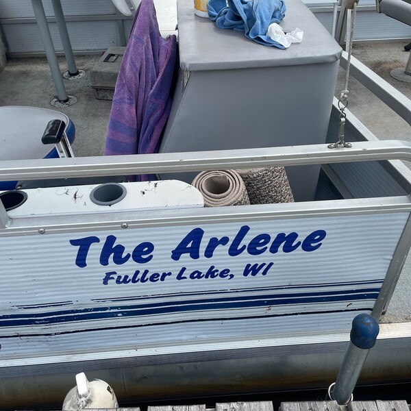 3" Boat Hull Registration Numbers Decals Jet Ski Sea Doo PWC Vinyl Pair ...