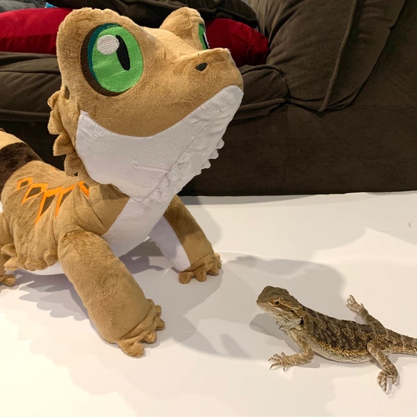 Pet Lizard Plush Sewing Pattern .pdf Tutorial Leopard Gecko Crested ...