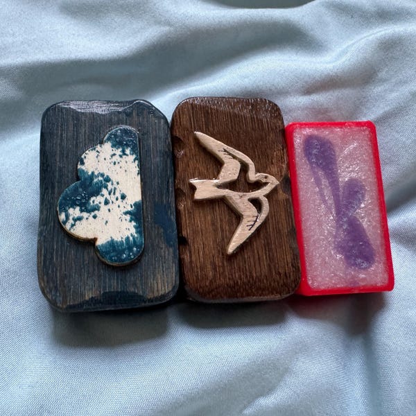 The Emerald Clicker - A 3 Click Loud Wooden Fidget Slider in Bamboo - Etsy