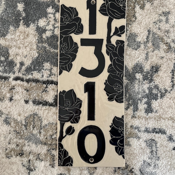 Magnolia Address Sign - Etsy