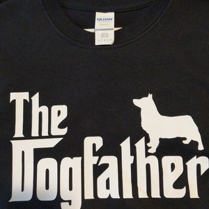 The Dogfather Labrador Dog Logo Graphic Tshirt | Etsy