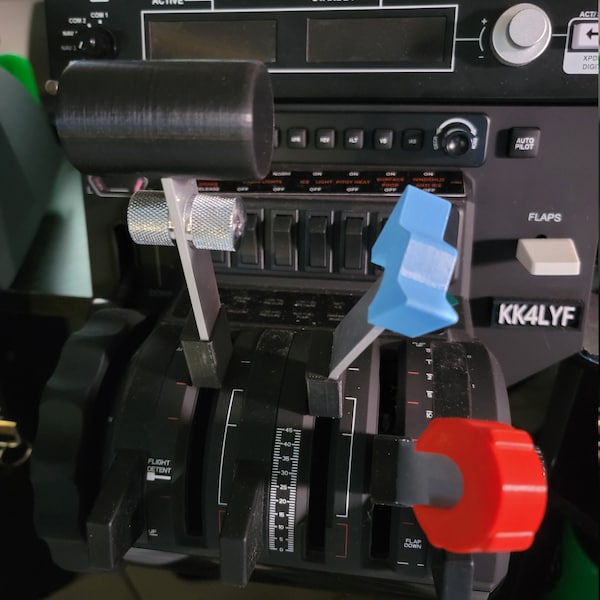 Daher Kodiak 100 Realistic Aluminum Lever Flight Sim Controls | Snug ...