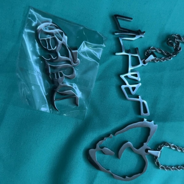 Lil Peep Hellboy Necklace Polished Stainless Steel Pendant Choice of ...