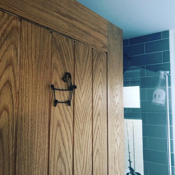Handmade (black Pictured) Wire Bathroom, Bath Tub Wall/door Sign. Wire ...