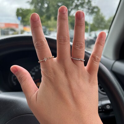 Kyrie Rosary Ring, 14k 18k Gold - Etsy