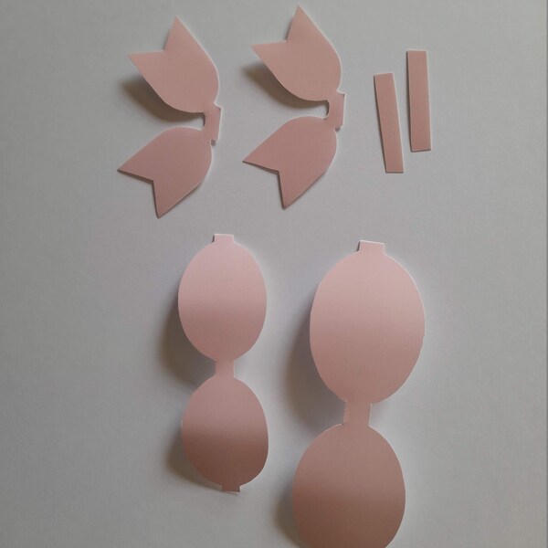 Double Loop Bow Template SVG, Printable Crafts, Bow Pattern, Double ...