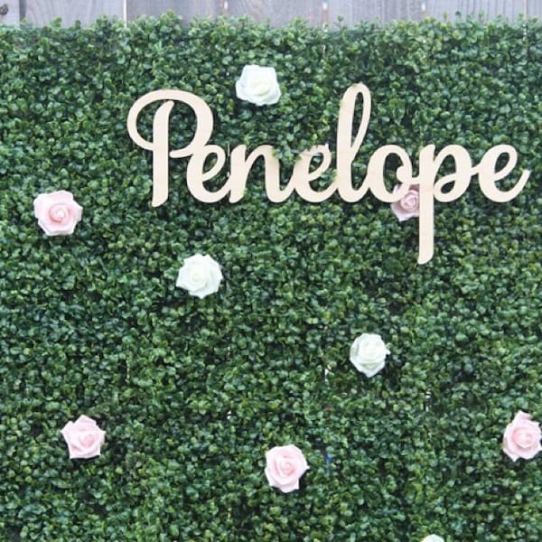 Personalized Name Sign. Custom Name Sign. Custom Wood Name Sign. Laser ...