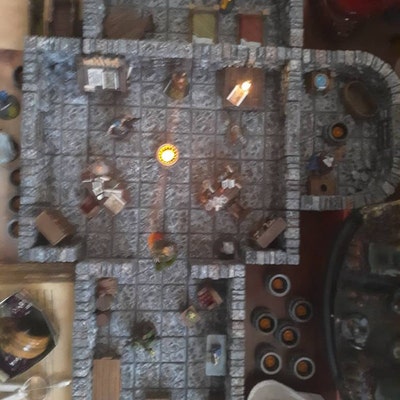 Adventurer Table With Chair Painted TTRPG Table Top Role Playing Game ...