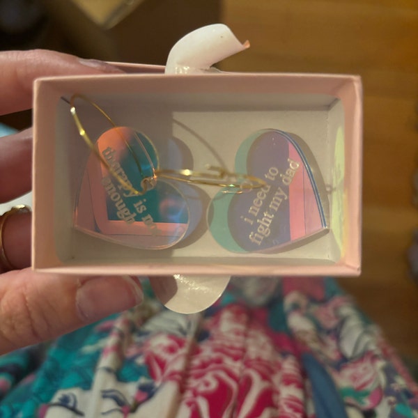 Iridescent Therapy is Not Enough I Need to Fight My Dad Heart Hoop ...